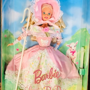 Mattel Little Bo Peep Barbie Doll 1995 Childrens Collector Series ...