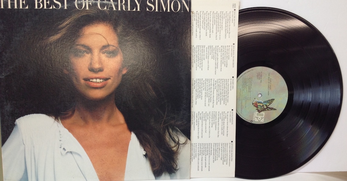 Carly Simon Best of 1975 Original Vinyl LP Record Album - Etsy