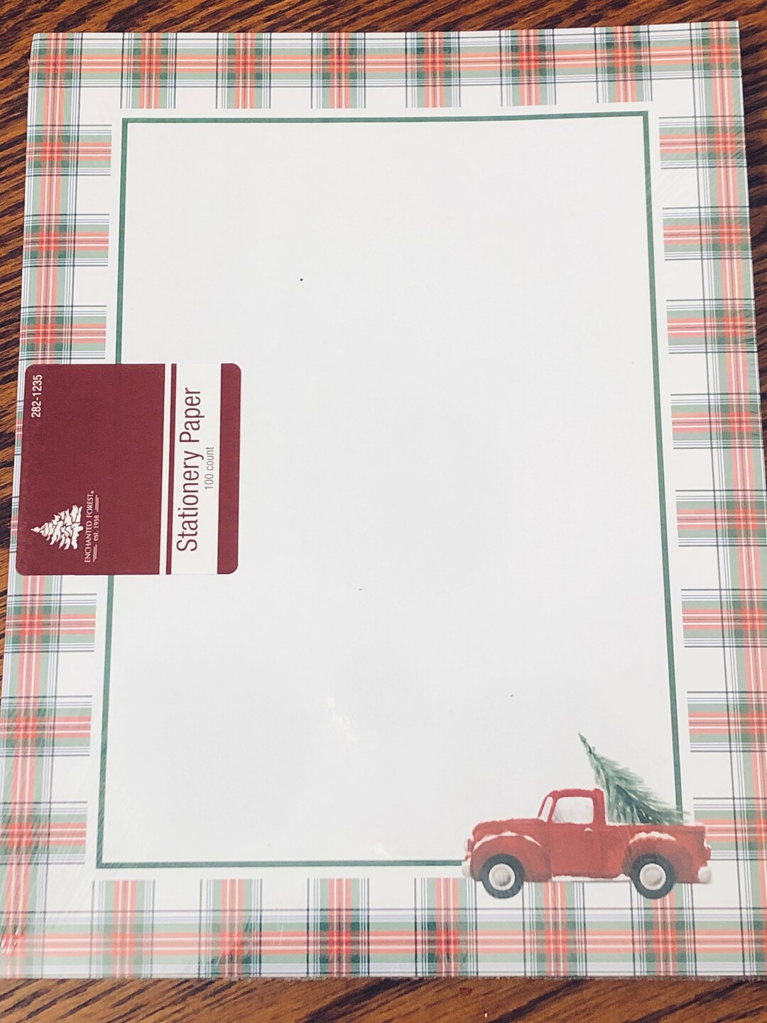 Enchanted Forest Computer Print Paper 100 Sheets Christmas Plaid Truck ...