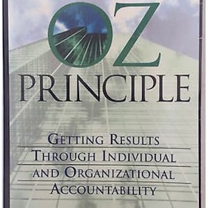 The OZ Principle Rogers Conners Paperback Book 1998 - Etsy