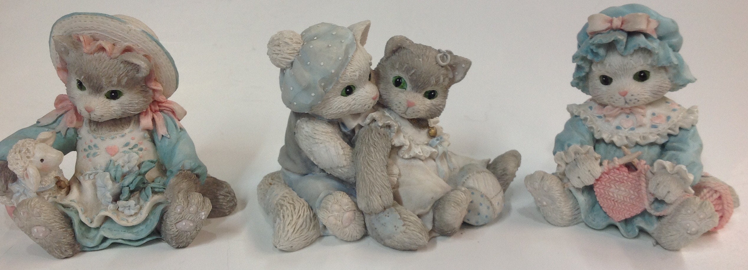Enesco Vintage Calico Kittens Cat Figurine Set of 3 Friendship - Etsy UK