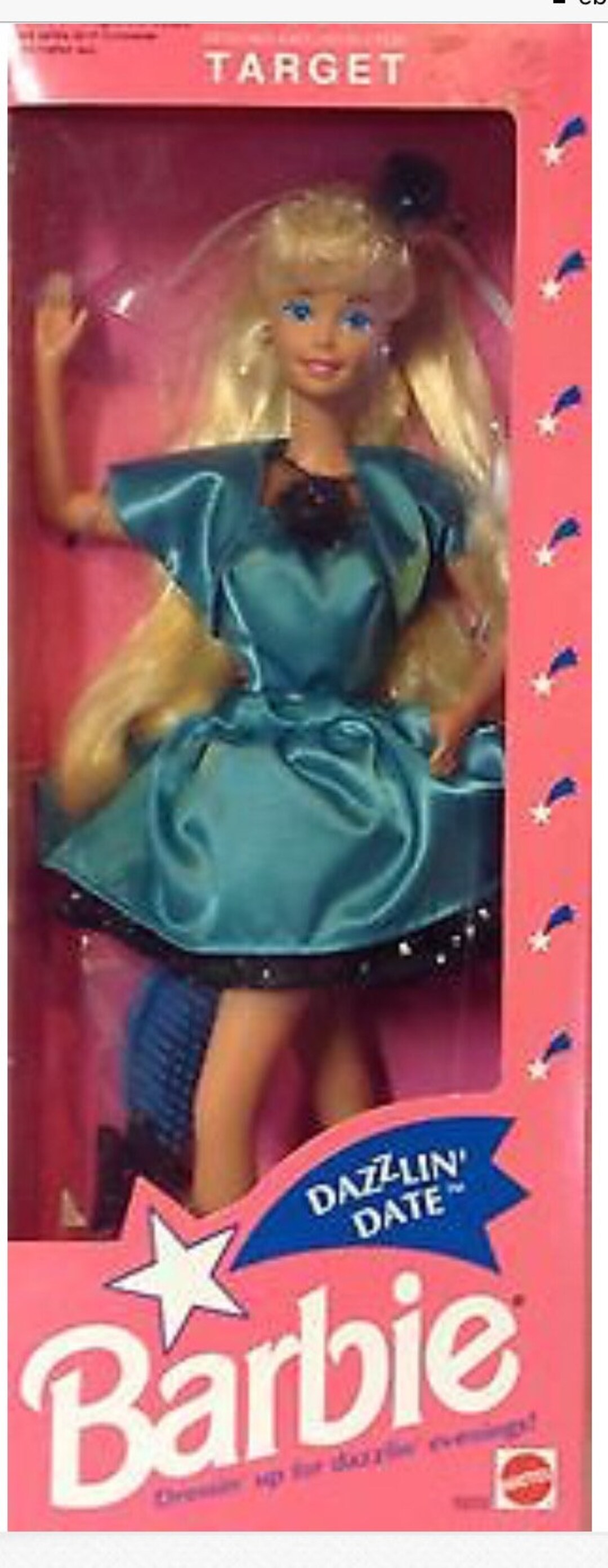 Mattel Target Stores Barbie Doll Dazzling Date 3203 Blonde NRFB 1992 - Etsy
