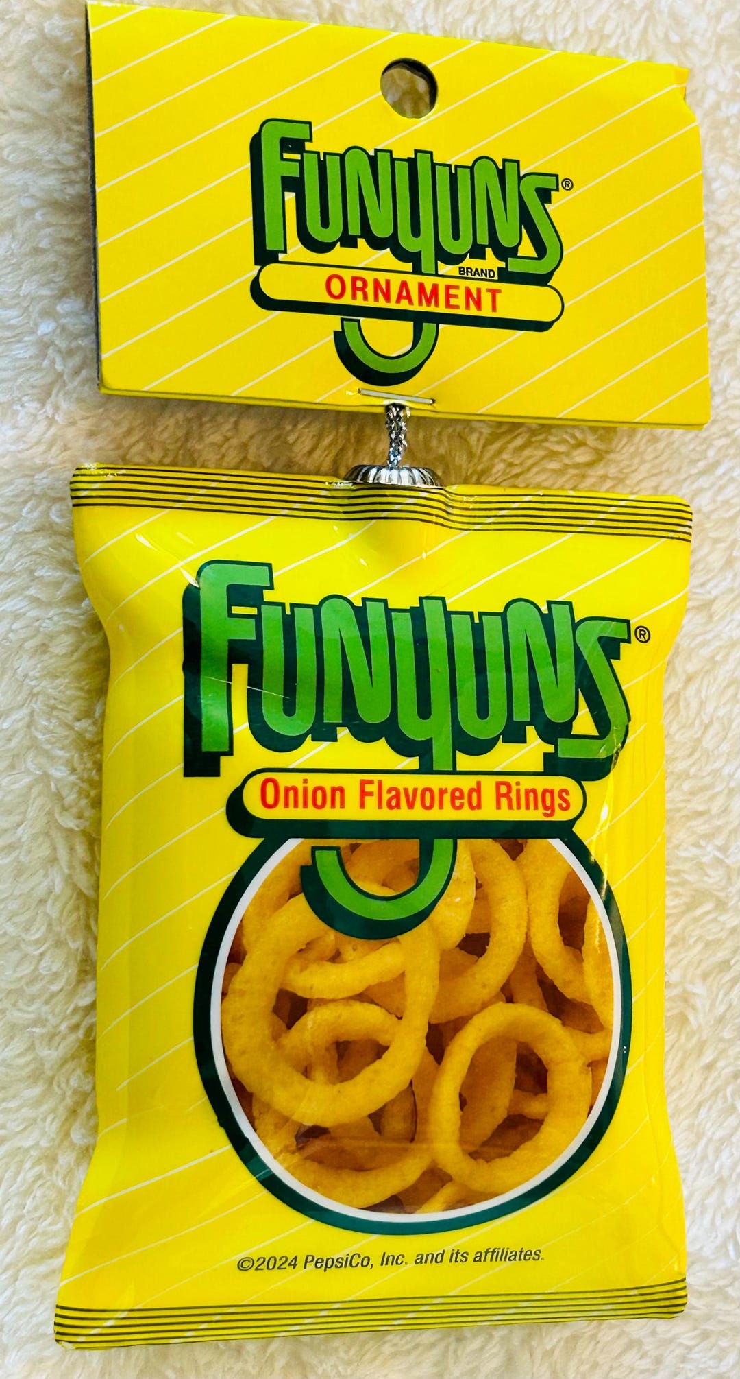 Ruz Bag of Funyuns Onion Flavored Rings Advertising Plastic Christmas ...