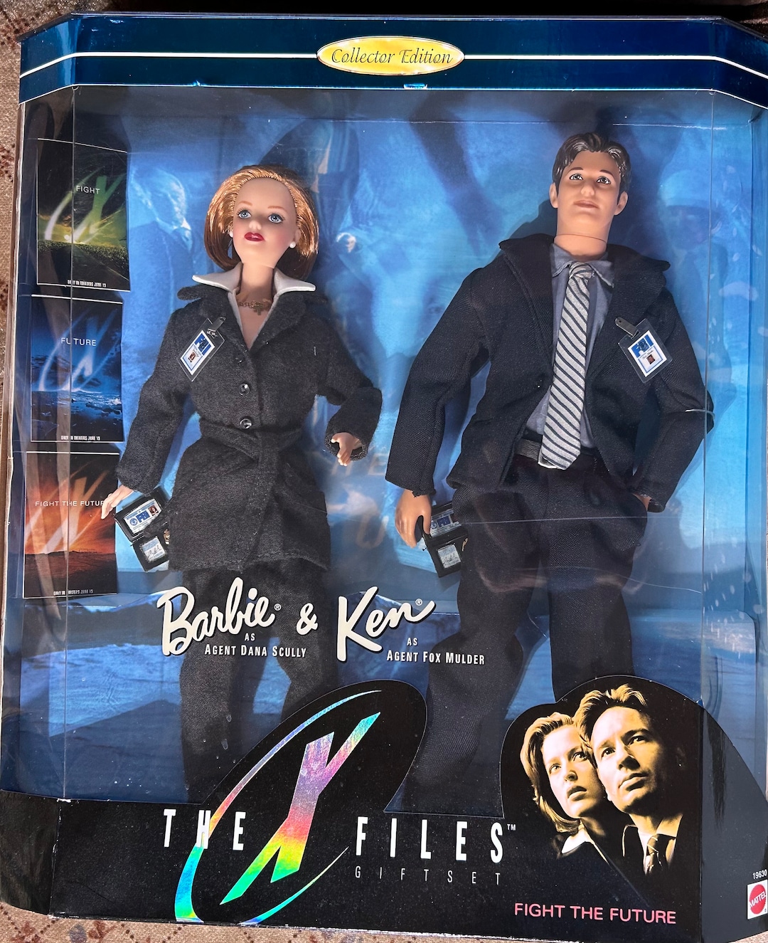 Mattel X-files Barbie Ken Doll Set NRFB 1998 Muldor Skully - Etsy