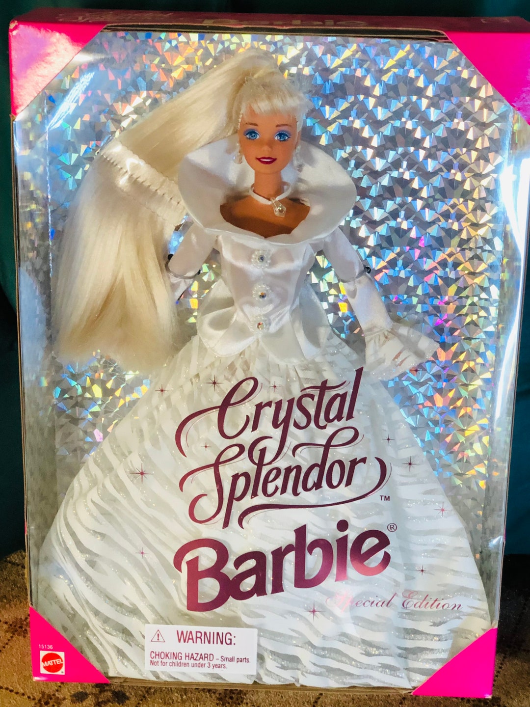 Mattel Crystal Splendor Barbie Doll 1995 15136 NRFB Stunning Special ...