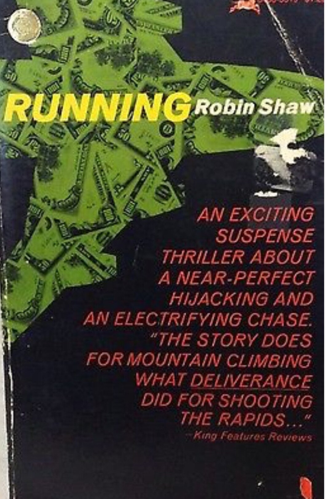Paperback Book Running Robin Shaw Thriller Vintage - Etsy