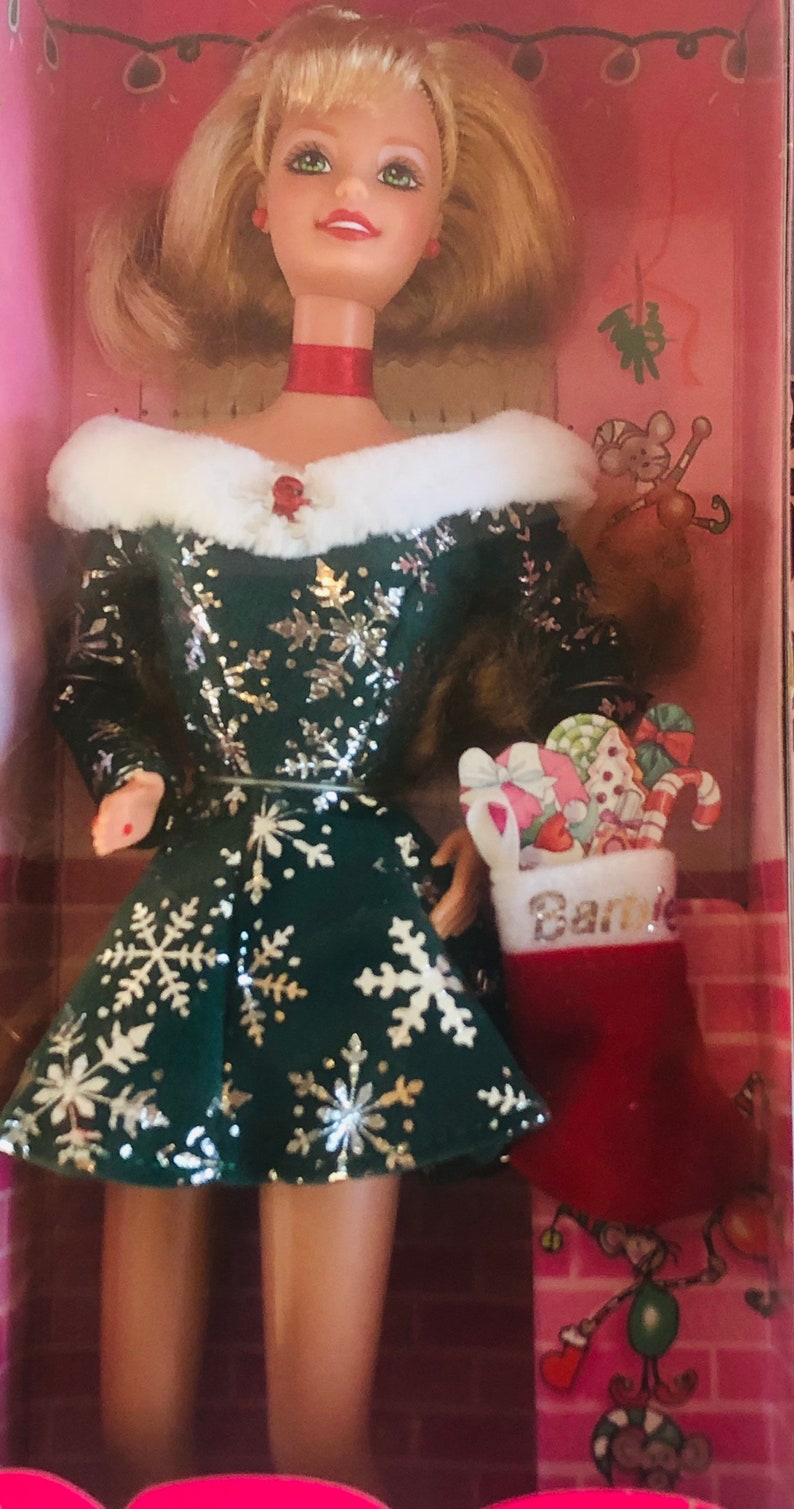 Mattel Festive Season Barbie Doll 1997 NRFB 18909 Christmas - Etsy