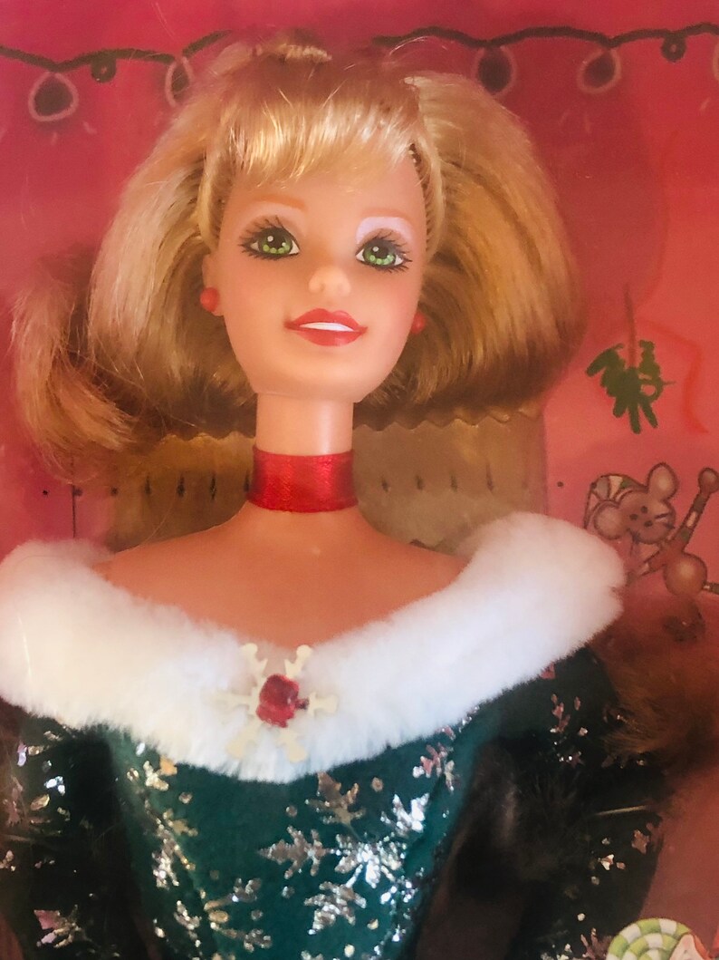 Mattel Festive Season Barbie Doll 1997 NRFB 18909 Christmas - Etsy