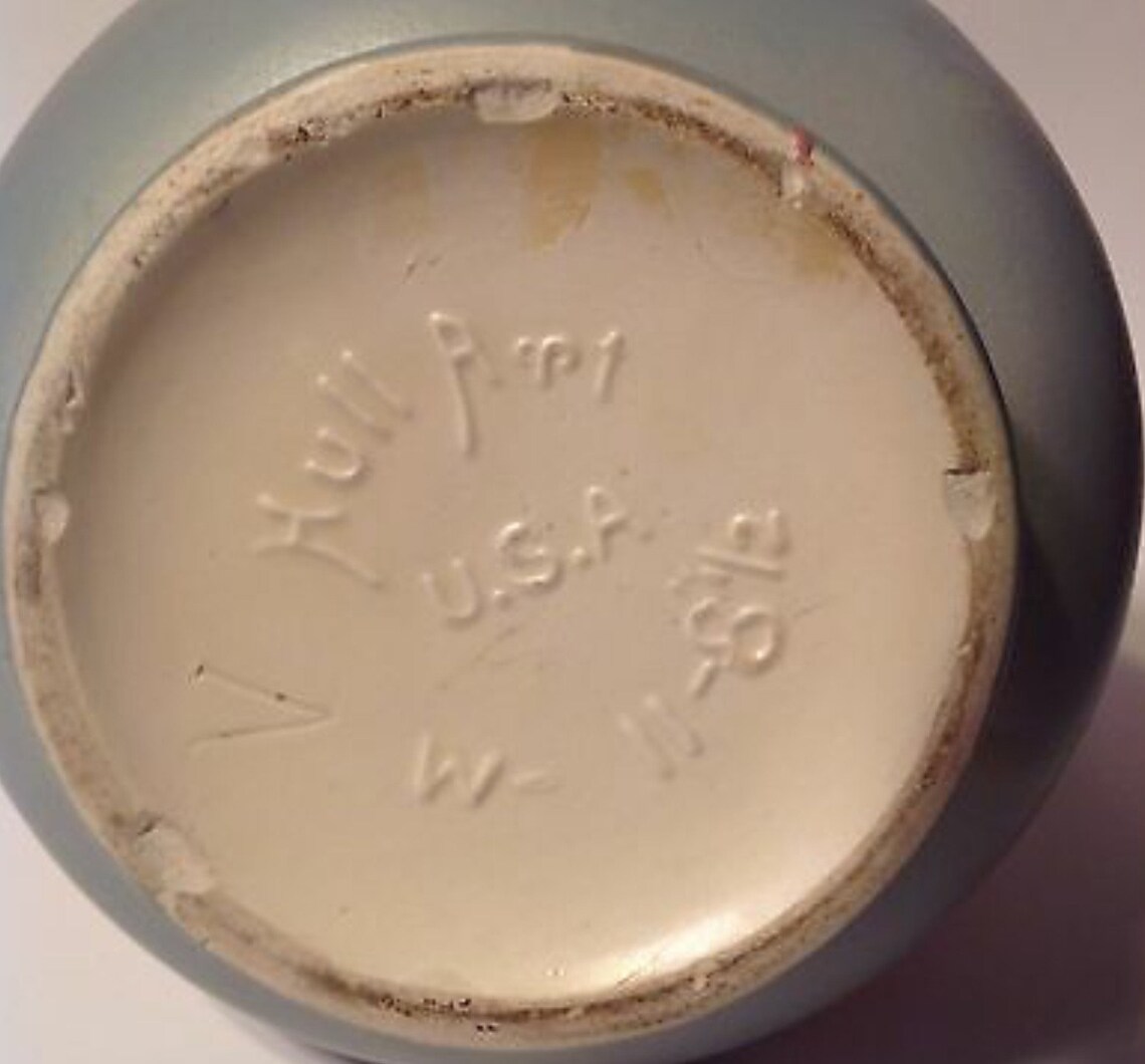 Hull Pottery Pitcher Wildflower Pattern Ewer W11 Vintage Matte - Etsy