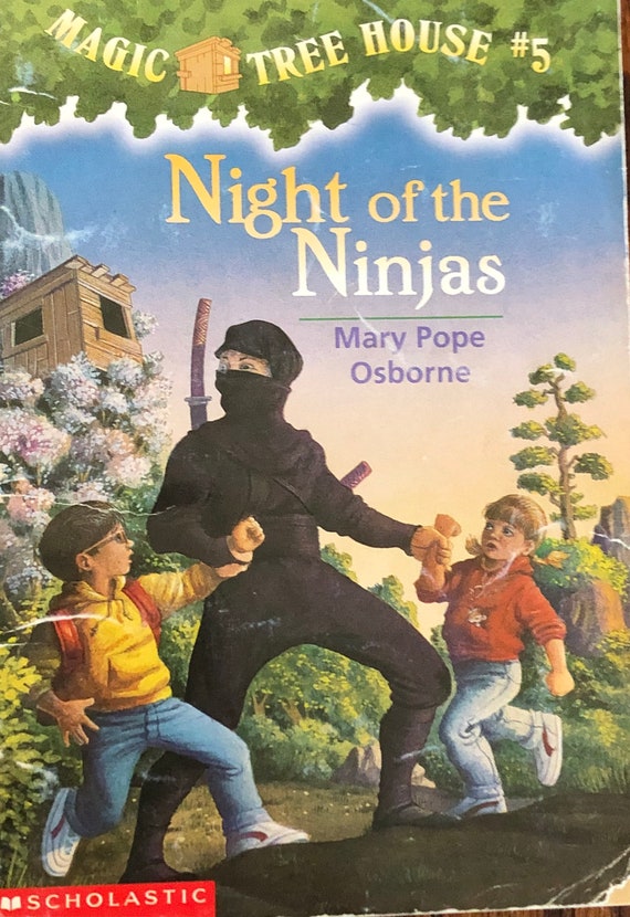 Magic Tree House Night of the Ninjas Childrens Book Mary Pope - Etsy