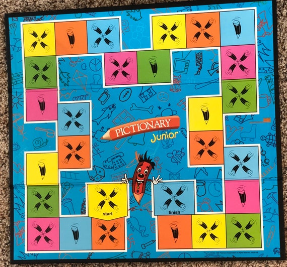 Hasbro 1999 Pictionary Junior Replacement Game Board Only - Etsy