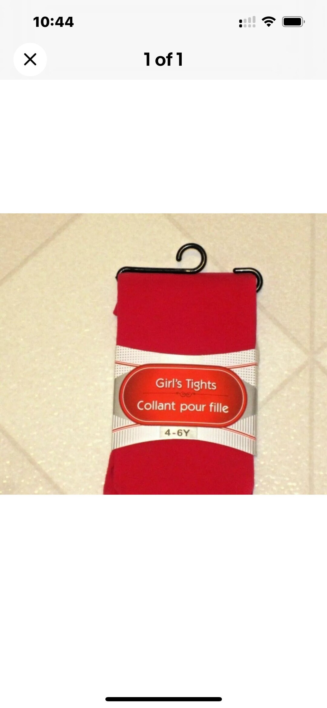 Little Girls Red Footed Nylon Fashion Tights Size 4-6 Years New in ...