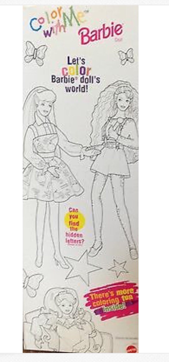 Barbie Doll Color With Me Mattel Special Edition #19047 NRFB 1997 - Etsy