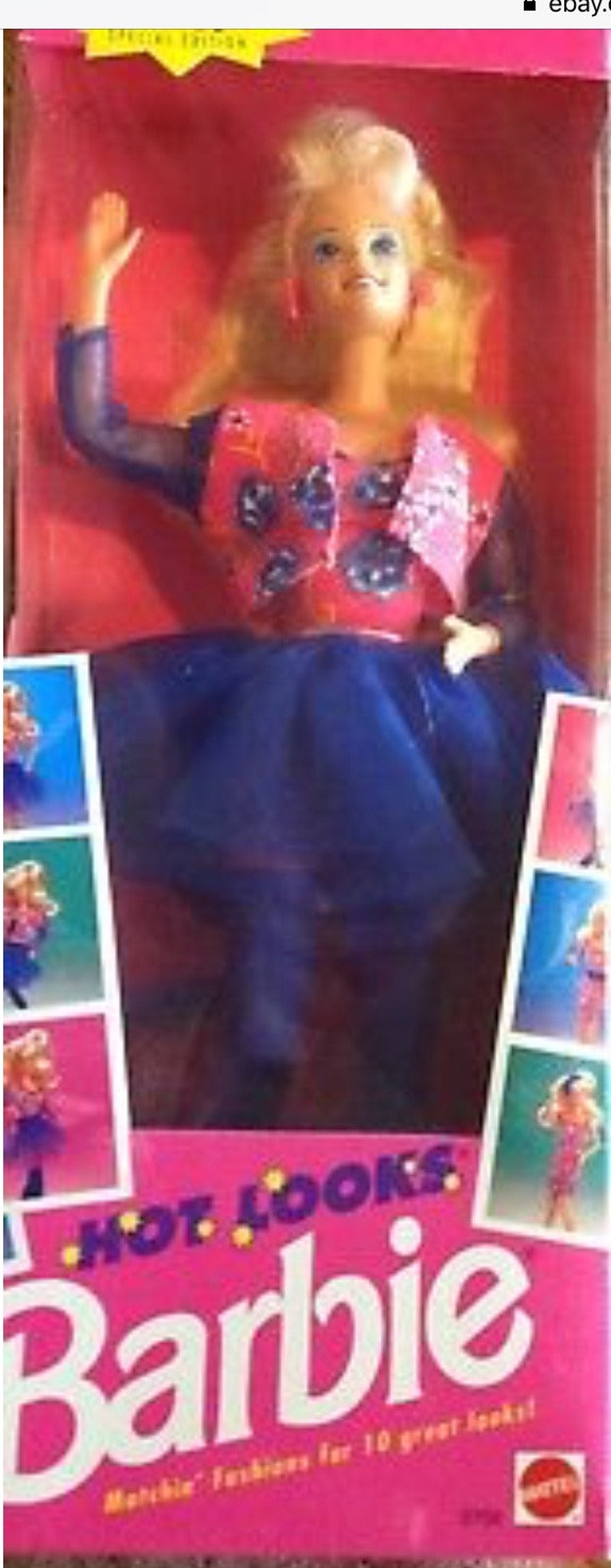 Mattel Ames Hot Looks Barbie Doll Special Edition 5756 New NRFB 1992 - Etsy