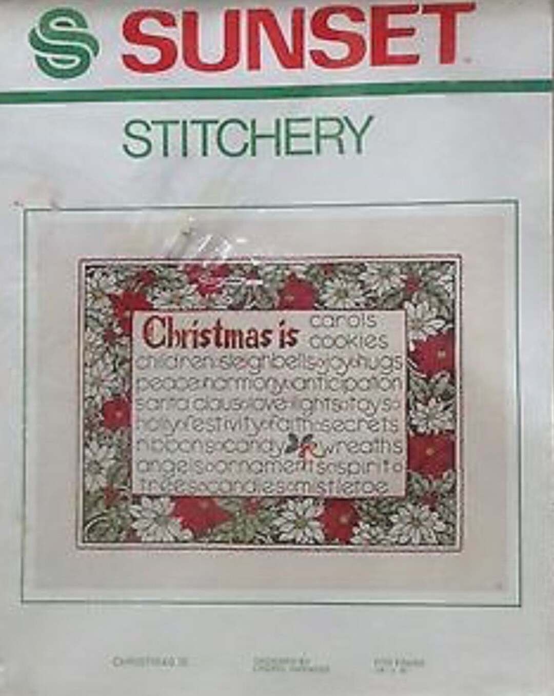 Sunset Stitchery Christmas Embroidery Kit Wall Plaque Cheryl Harness 14 ...