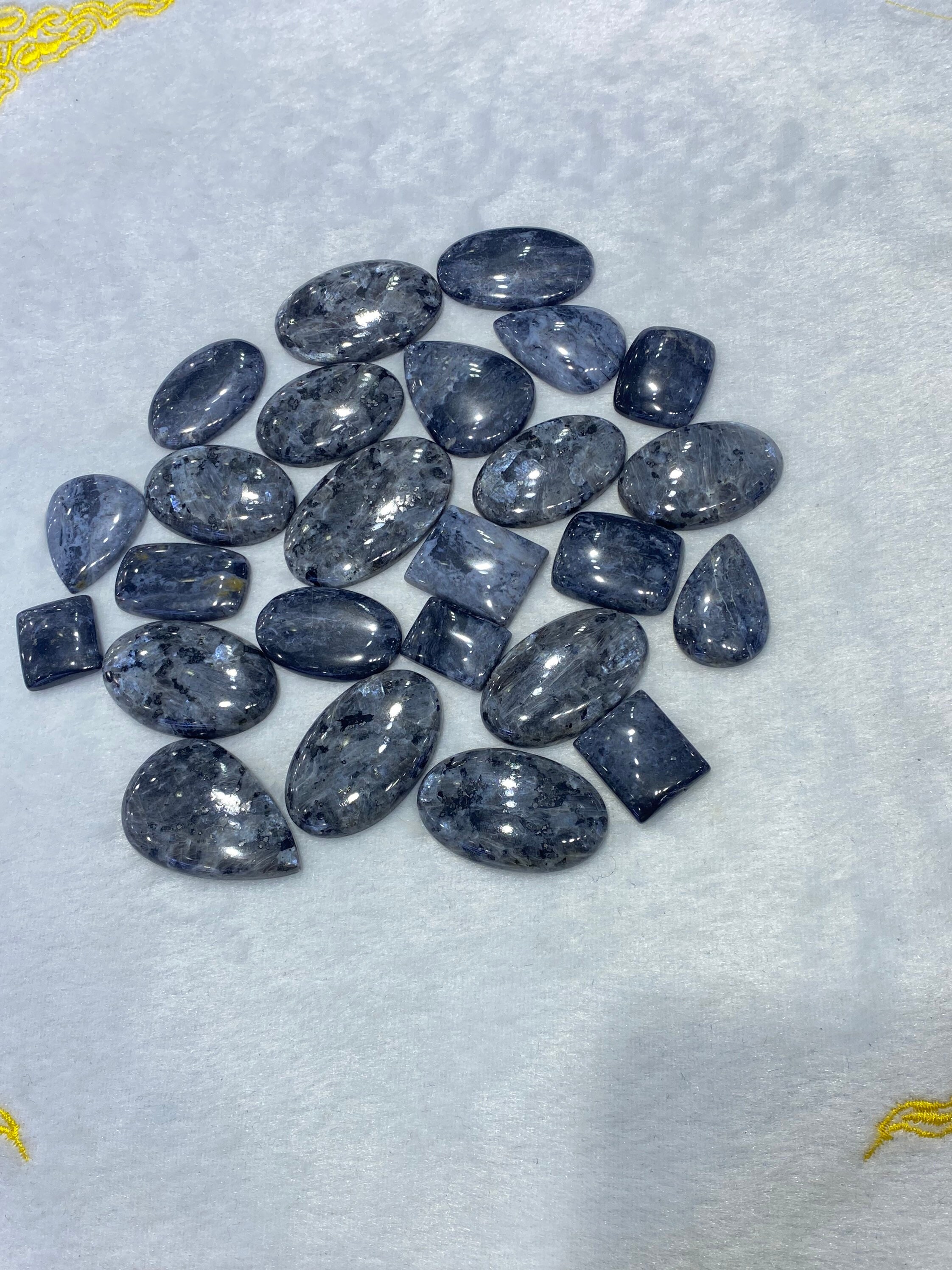 Natural Larvikite Stone Cabochon Wholesale Larvikite Gems - Etsy UK