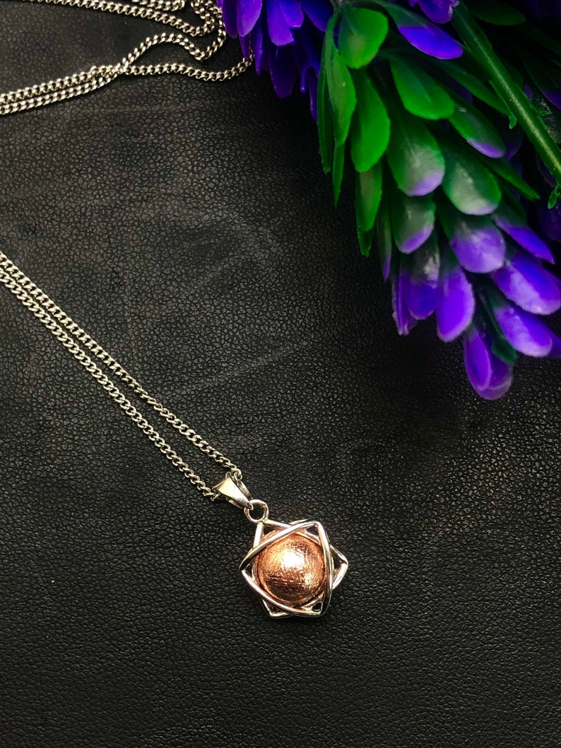 Genuine Gibeon Meteorite 925 Silver Star Round Pendent - Etsy