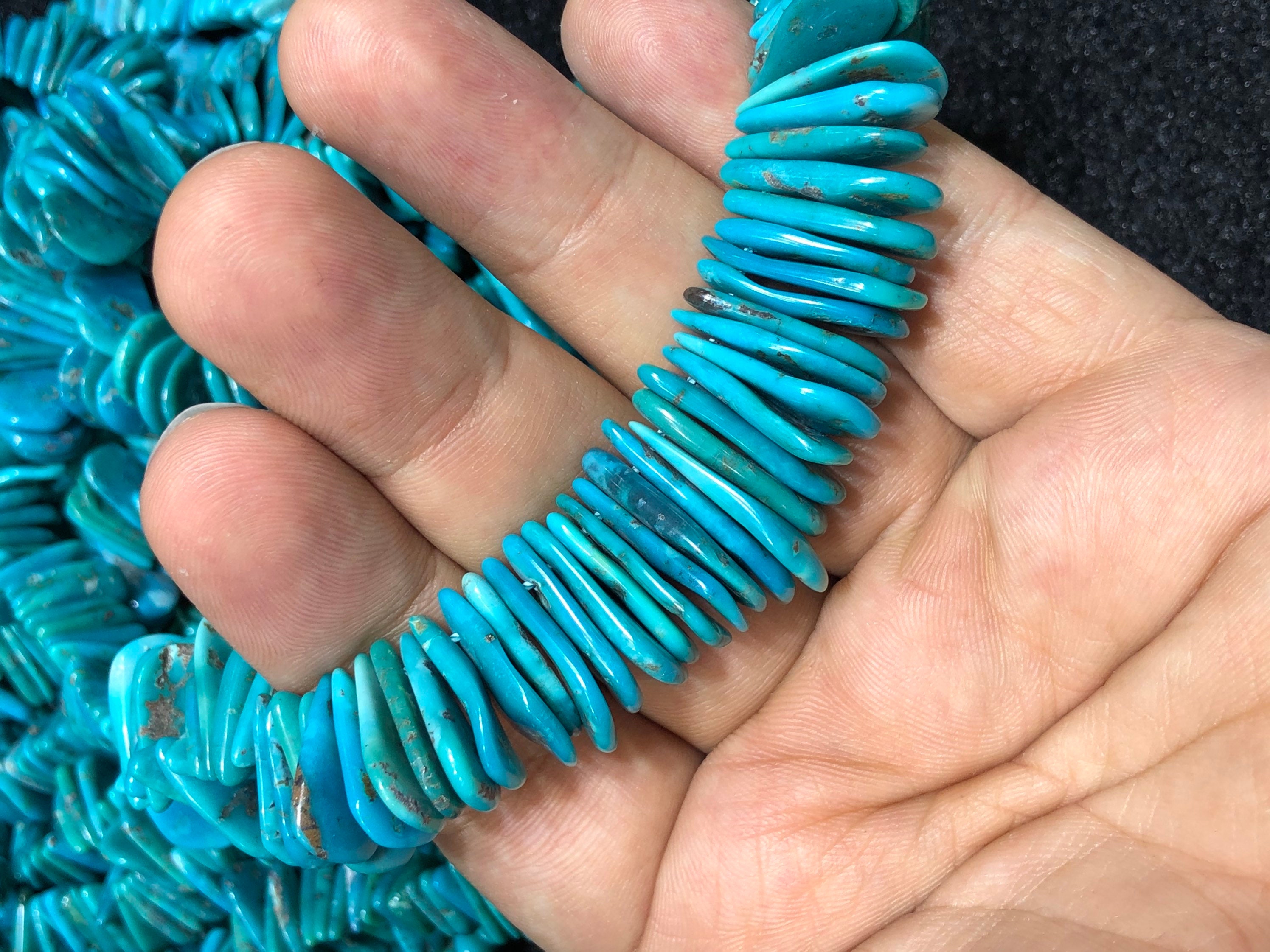 Natural Turquoise Drop Shape Necklace Sleeping Beauty Mine in | Etsy