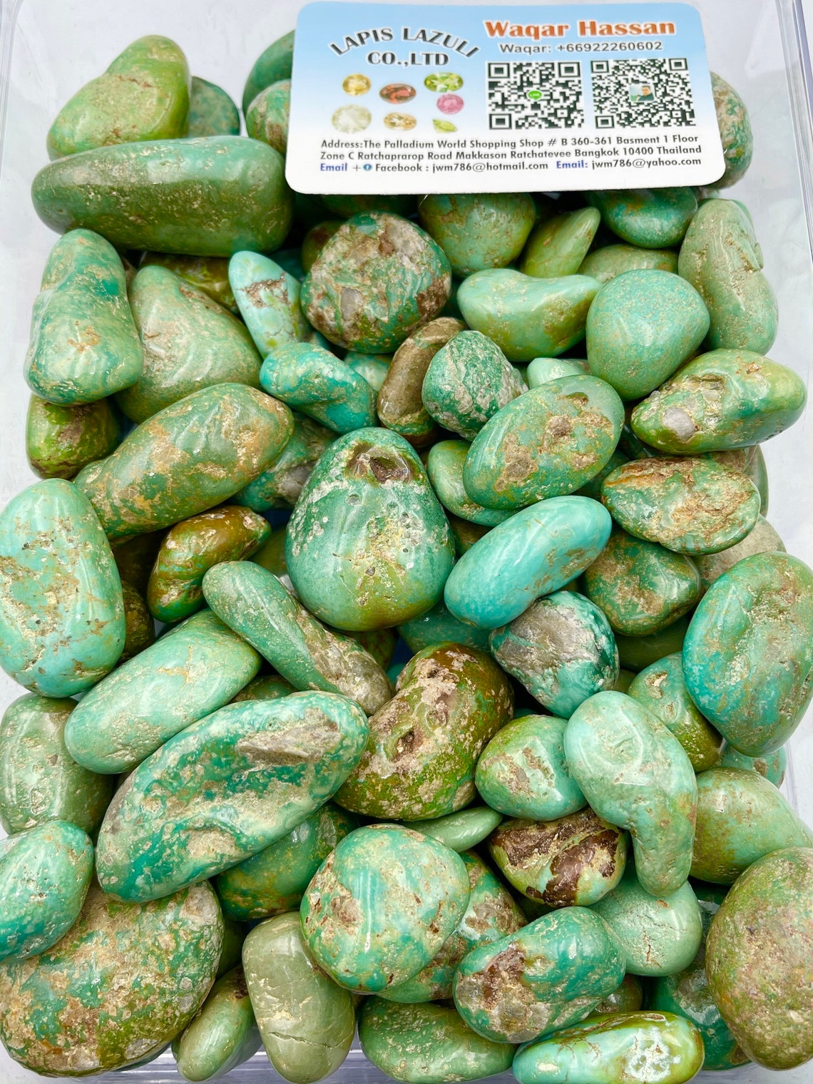 50 G 100% Natural Greenish Turquoise Nugget Tumbled Stone Natural ...