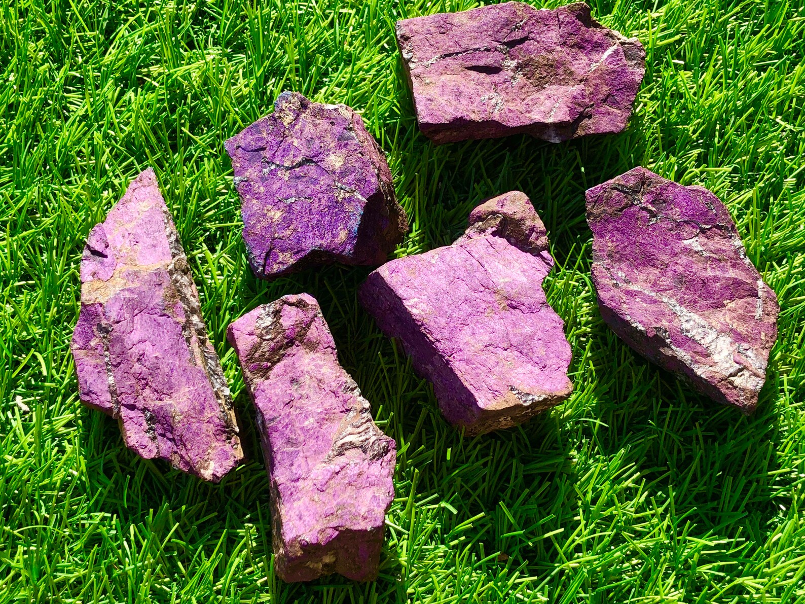 Natural Rough Purpurite Stone / Real 100% Natural Purpurite | Etsy