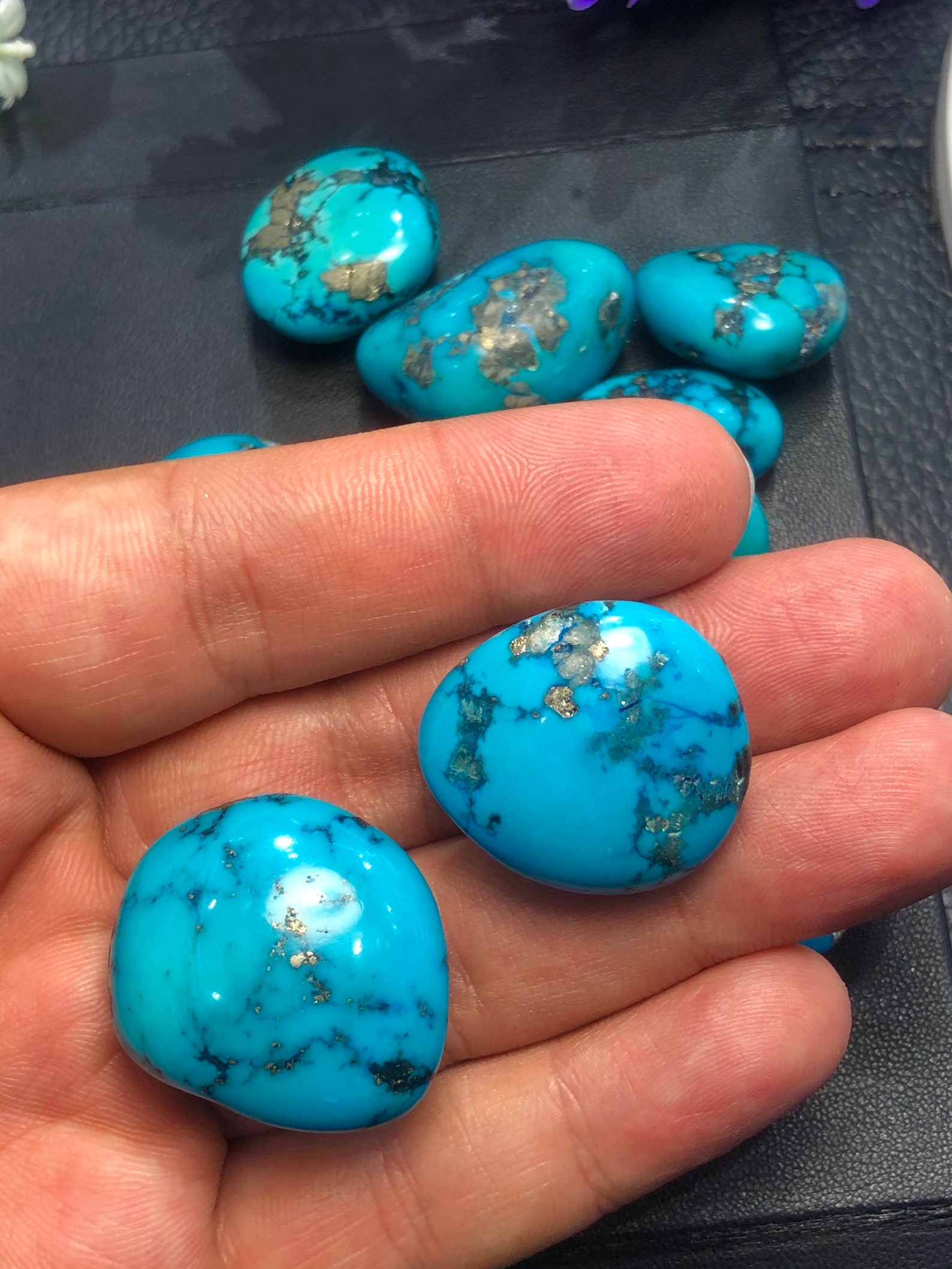 100% Natural Turquoise Nugget Tumbled Stone Natural Tumbled - Etsy