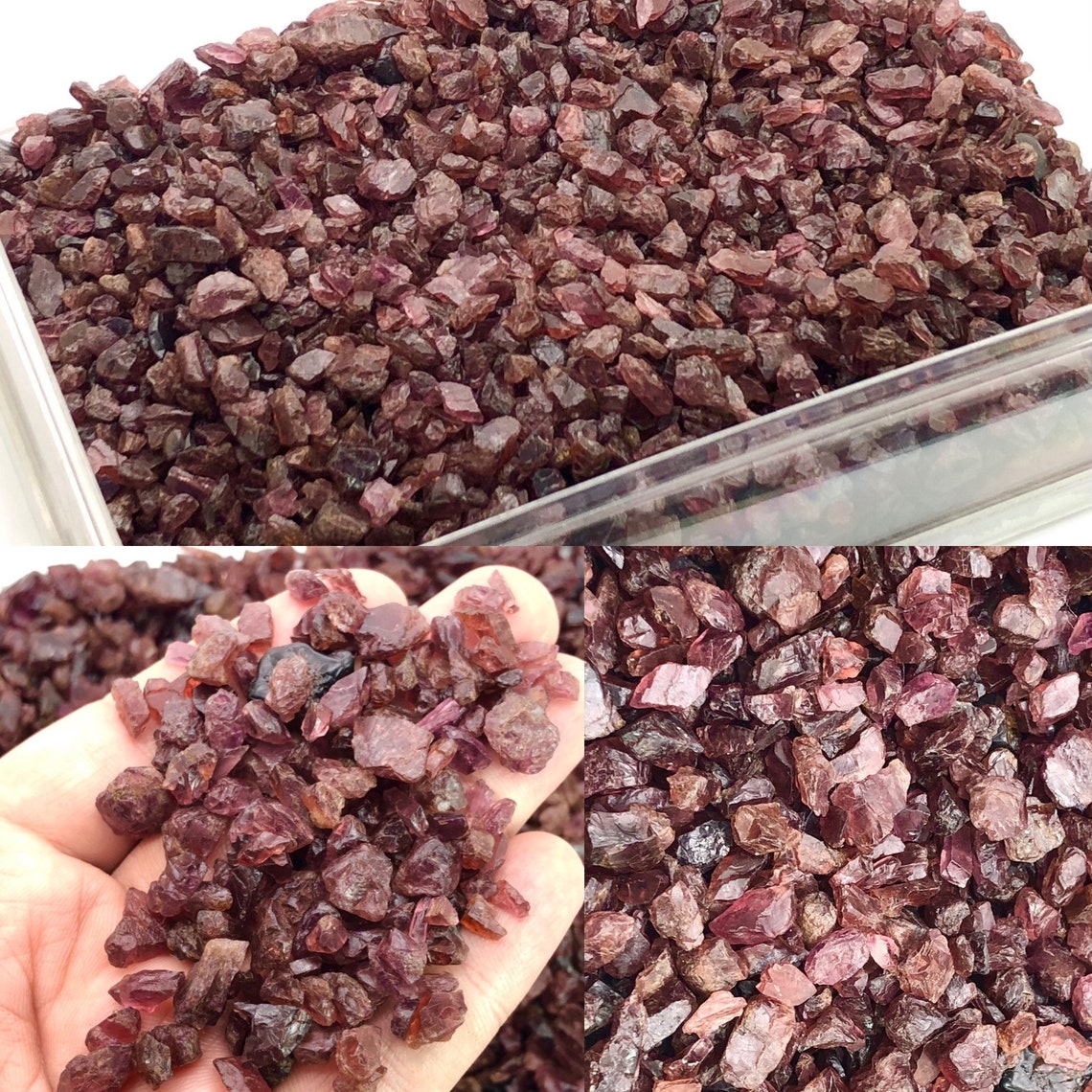 50 Gram Natural Raw Garnet Stone for Making Jewelry Real Red | Etsy