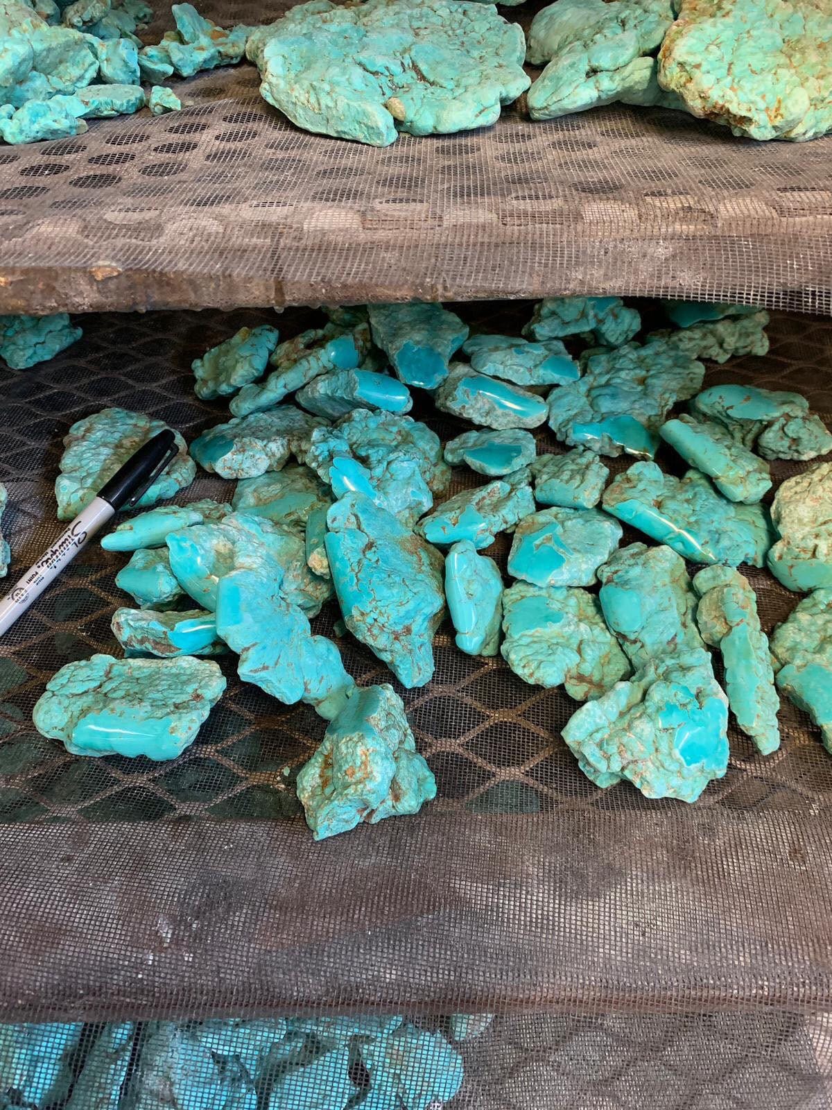 50 g Turquoise Stone 100% Natural Rough Turquoise Material | Etsy