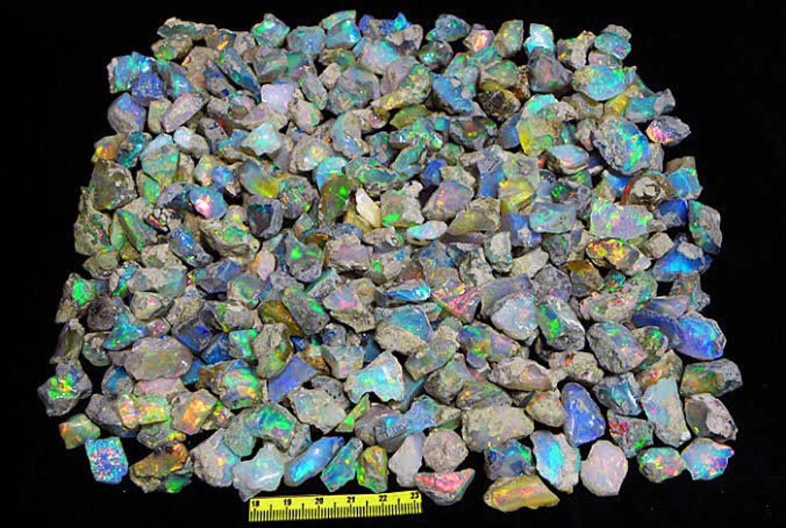 Raw Natural Opal Small Size Rough Ethiopian Opal Multi Fire Opal Welo ...