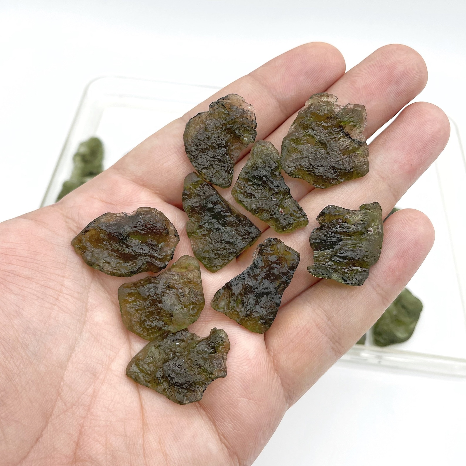 Natural Moldavite Rough / 5g-1000g Genuine Moldavite Tektite / Big ...
