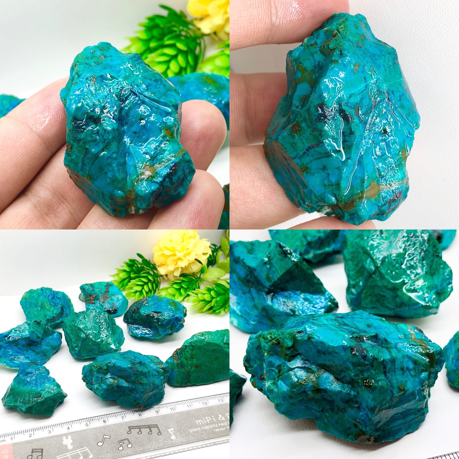 Natural Rough Chrysocolla Stone for Cutting Healing and - Etsy