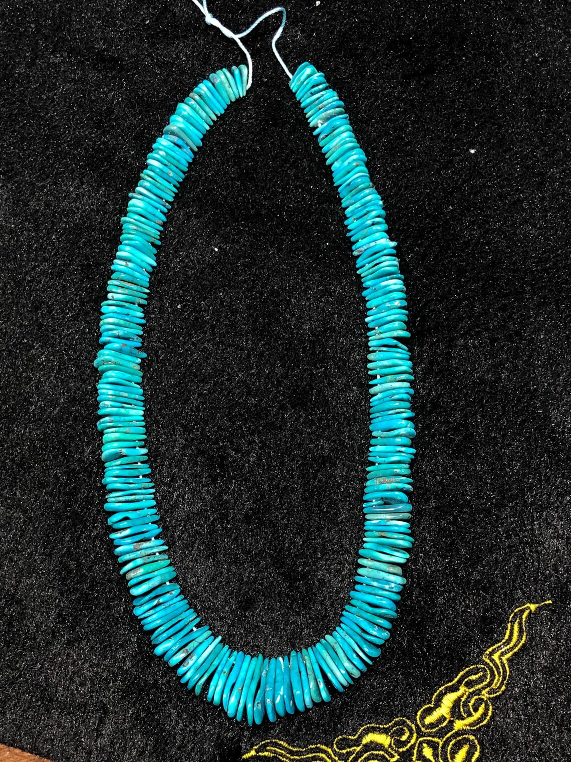 Natural Turquoise Drop Shape Necklace Sleeping Beauty Mine in | Etsy