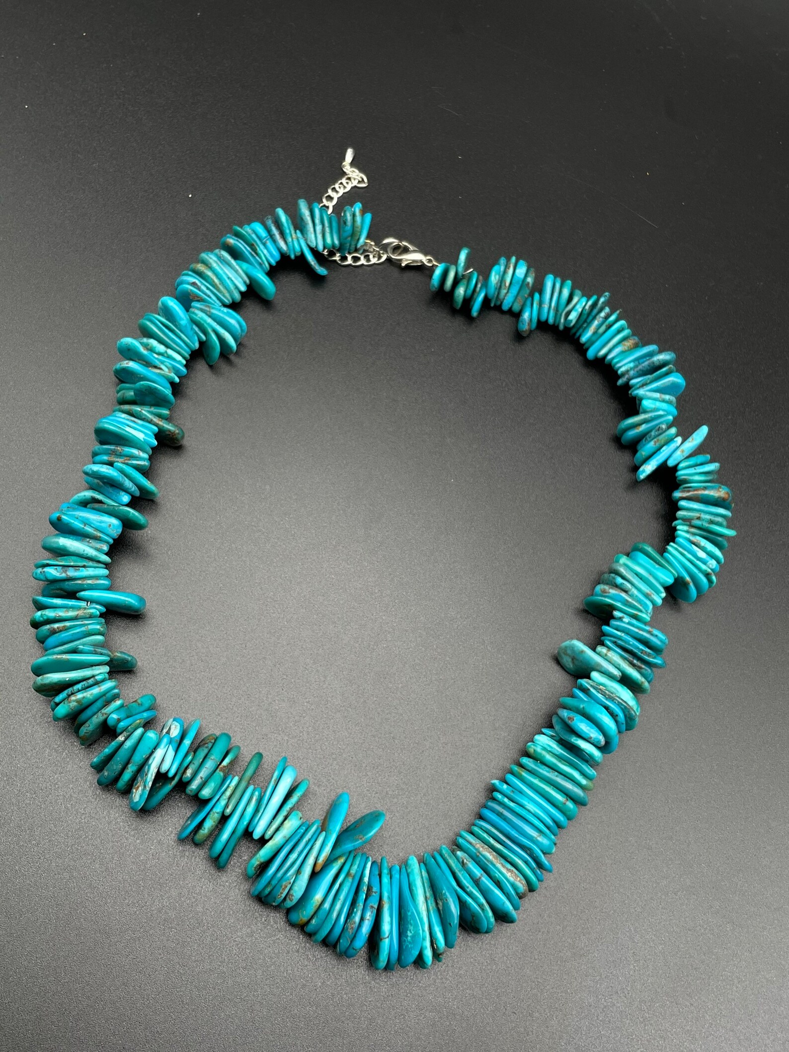 Natural Turquoise Drop Shape Necklace Sleeping Beauty Mine in Arizona ...