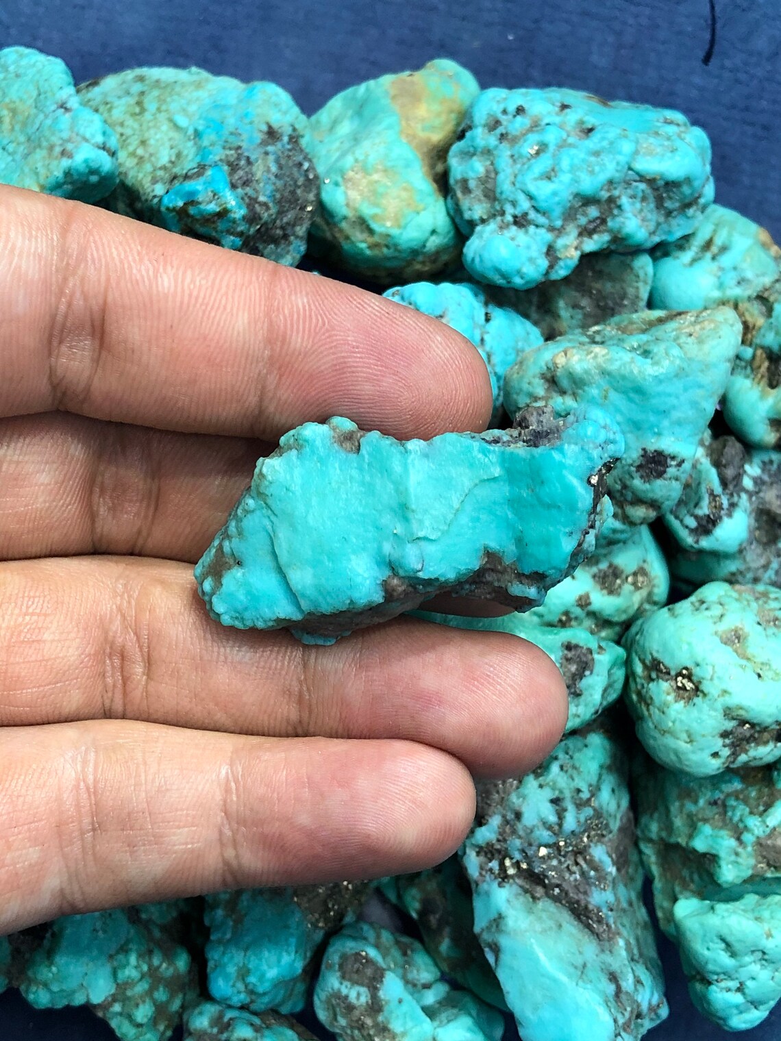 50 G Turquoise Stone 100% Natural Sleeping Beauty Rough - Etsy