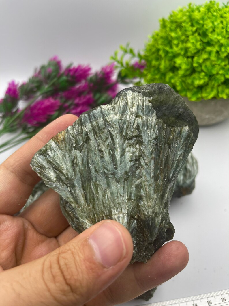 Natural Seraphinite Rough Stone Green AAA Quality Raw - Etsy