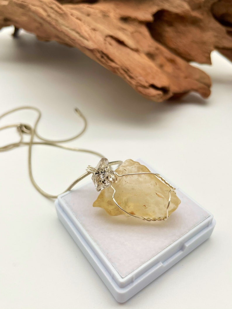 1 Pc Natural Libyan Dessert With Herkimer Quartz / Genuine Libyan ...