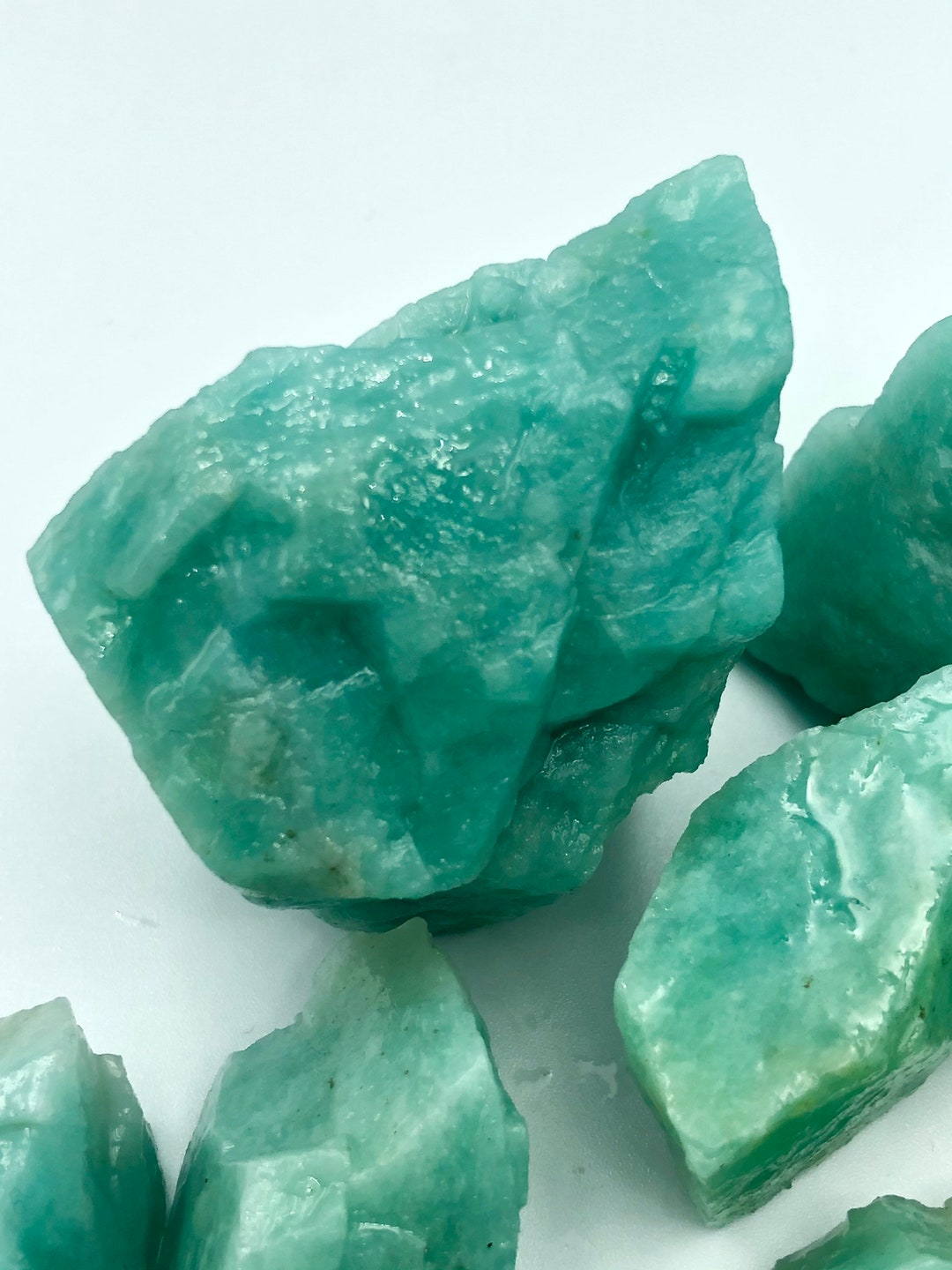 Natural Rough Amazonite From Peru /healing Stone Amazonite Tumbling ...
