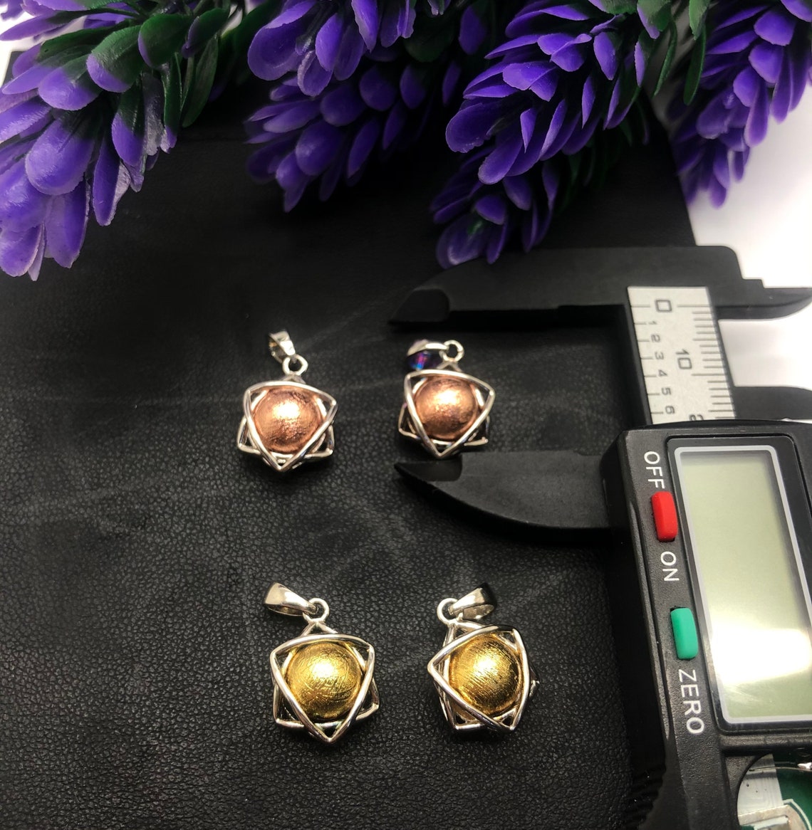 Genuine Gibeon Meteorite 925 Silver Star Round Pendent | Etsy