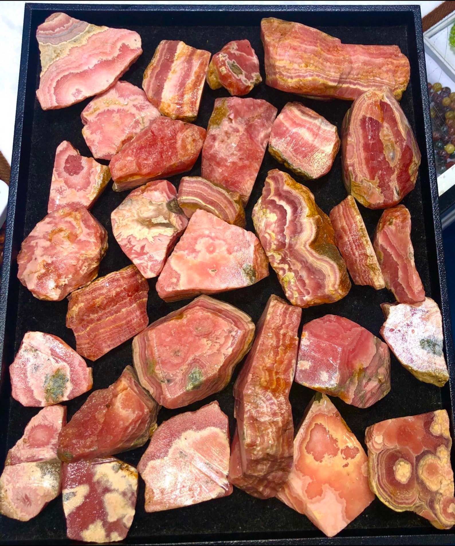 Rough Rhodochrosite Stone Natural Raw Rhodochrosite Rough Stone ...