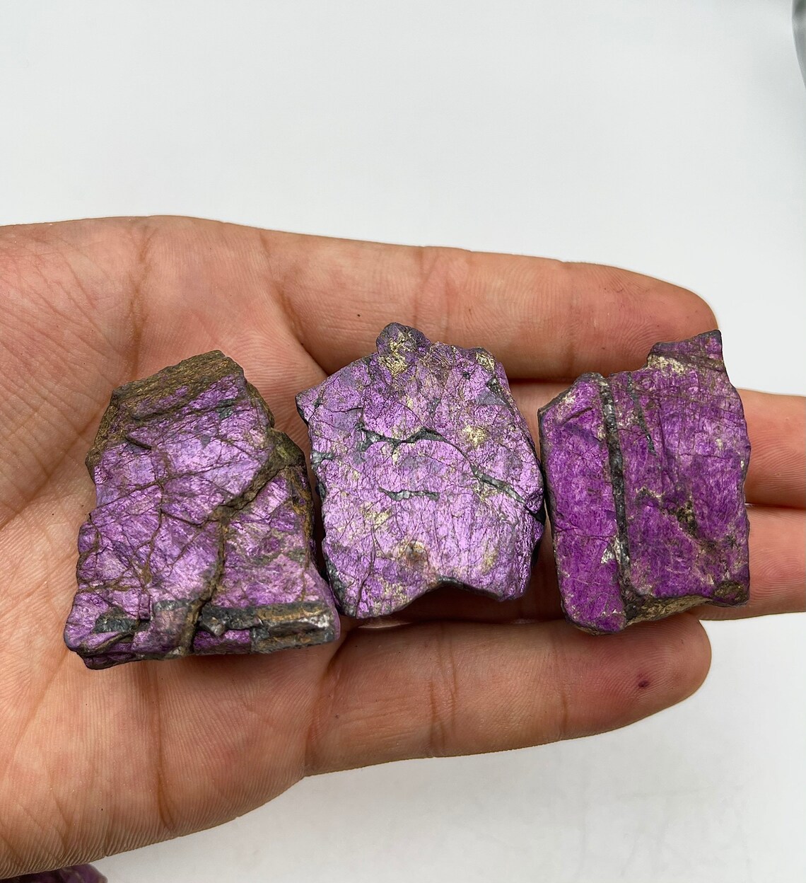 Natural Rough Purpurite Stone / Real 100% Natural Purpurite | Etsy