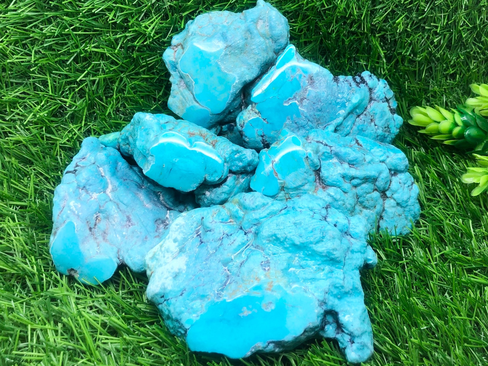 50 G Turquoise Stone 100% Natural Rough Turquoise Material - Etsy