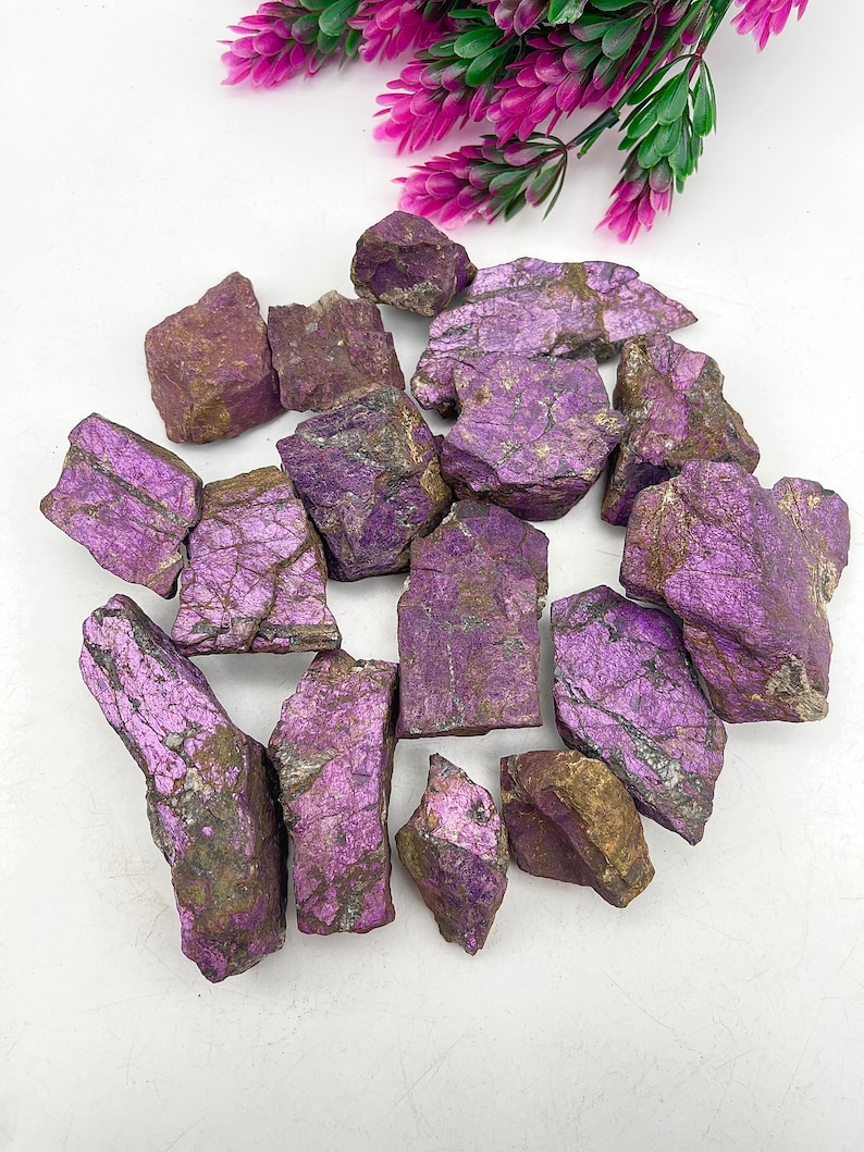 Natural Rough Purpurite Stone / Real 100% Natural Purpurite | Etsy