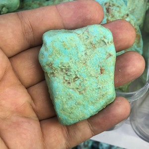50 G Turquoise Stone 100% Natural Rough Turquoise Material Blue ...