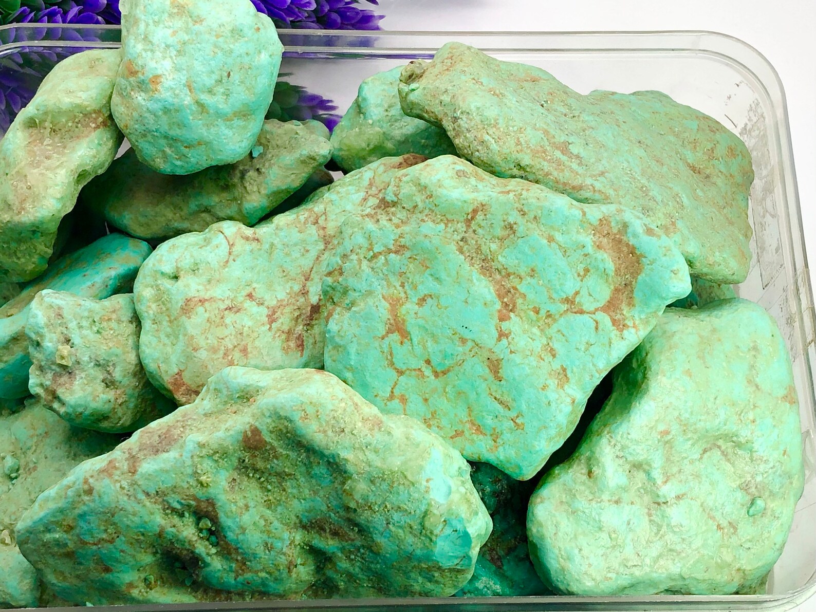 50 G Turquoise Stone 100% Natural Rough Turquoise Material - Etsy