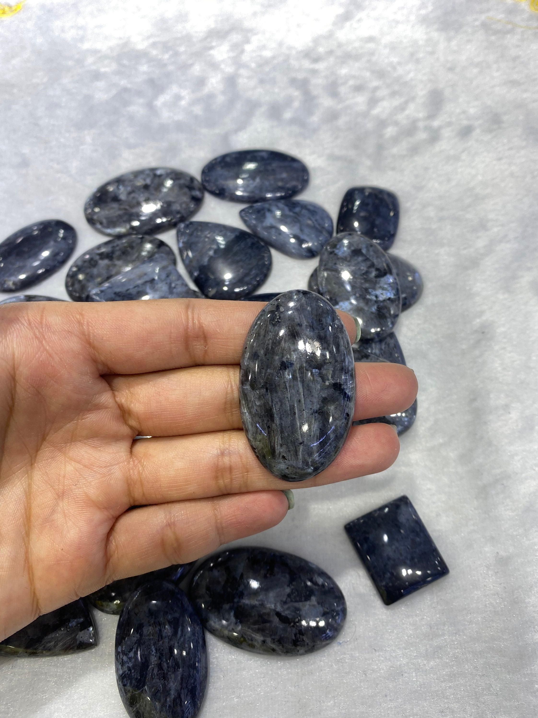 Natural Larvikite Stone Cabochon Wholesale Larvikite Gems - Etsy UK
