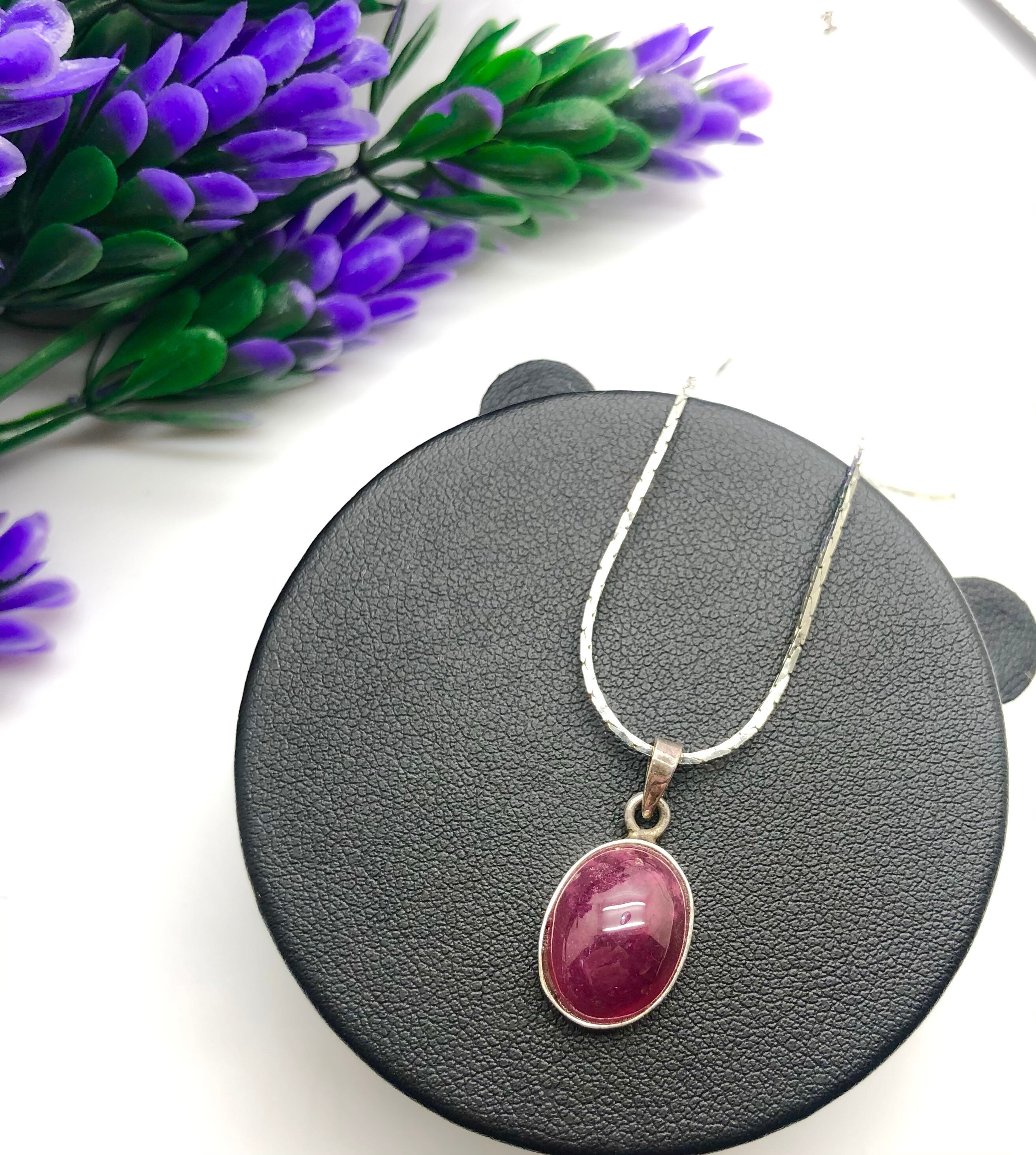 Natural Ruby Necklace Pendant / 15 Mm Genuine Ruby Pendant/ Africa Real ...