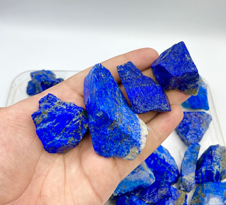AAA Quality Natural Lapis Lazuli Rough / Afghanistan Lapis Lazuli ...