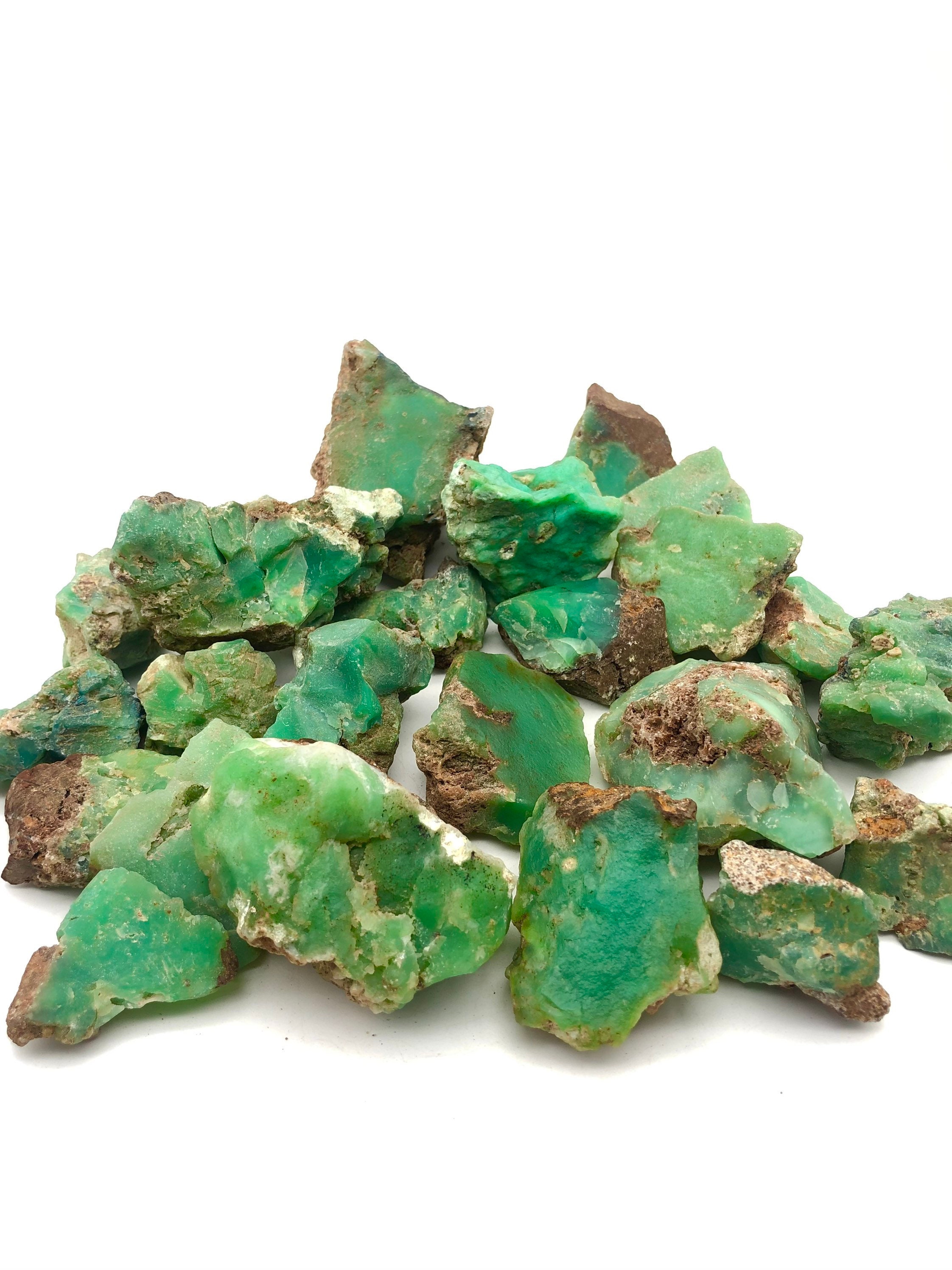 Natural Rough Chrysoprase Stone Green Chrysoprase Good Quality Tanzania ...