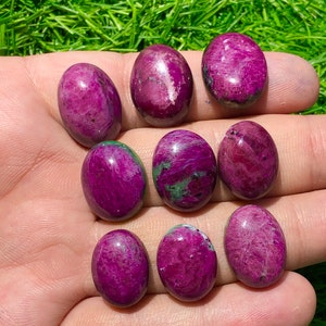 1 PC Natural Ruby Cabochon / 20-25 Mm Genuine Ruby Cabochon / Africa ...