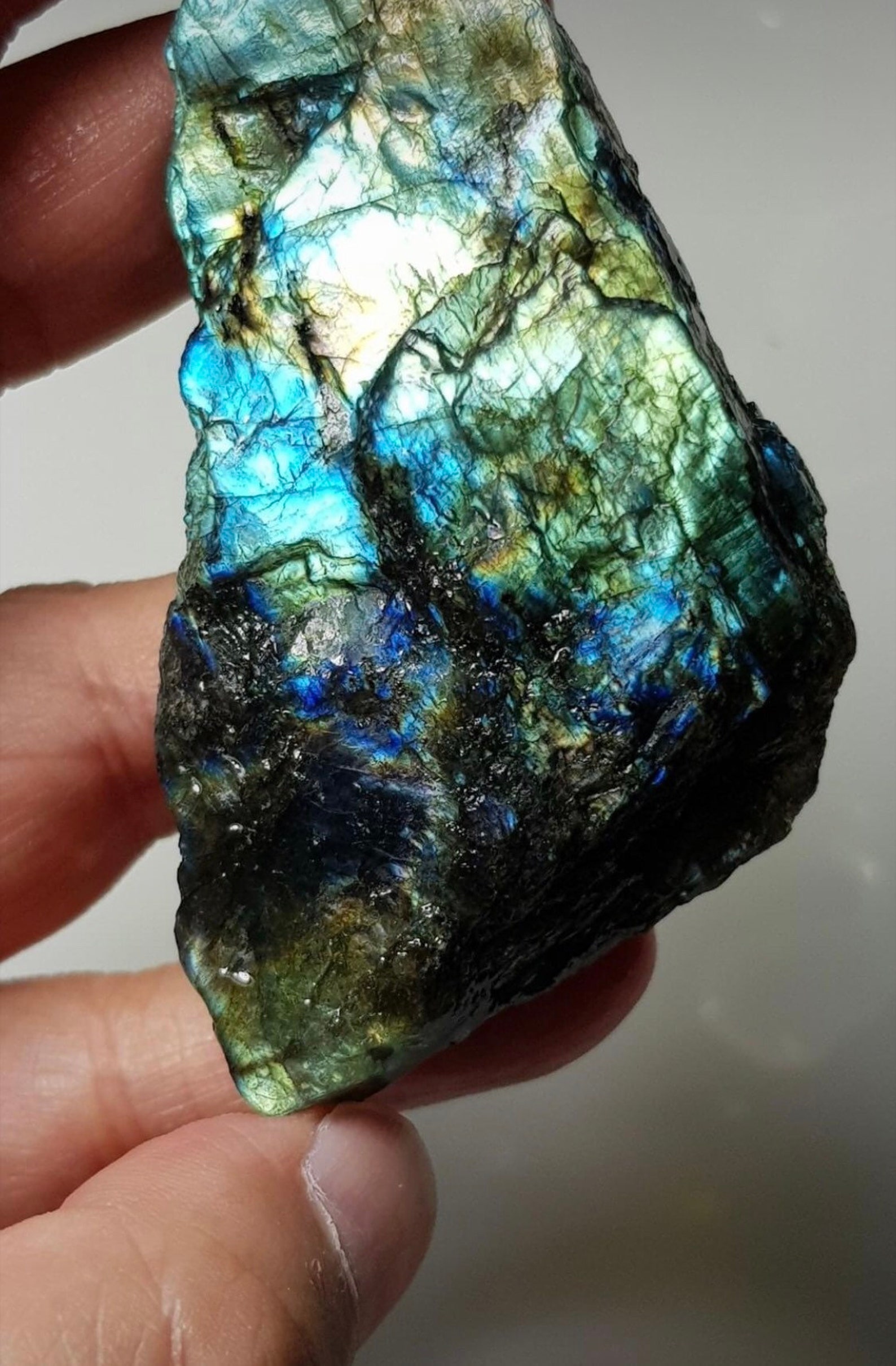 Rough Labradorite Madagascar Labradorite Rainbow Fire | Etsy