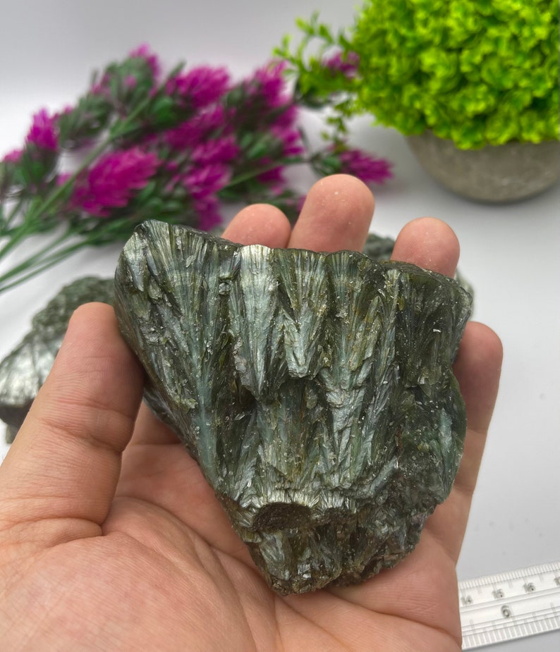Natural Seraphinite Rough Stone Green AAA Quality Raw - Etsy